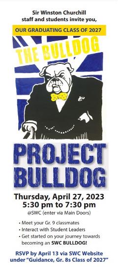Project Bulldog - Welcome Grade 8s!